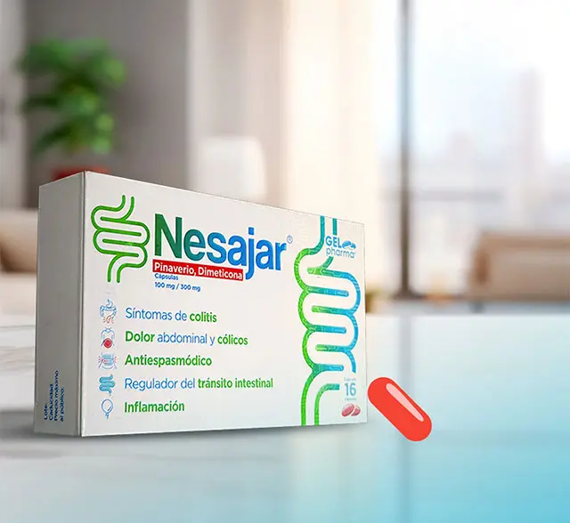 Nesajar® Es un antiespasmódico, regulador del tránsito intestinal y ...